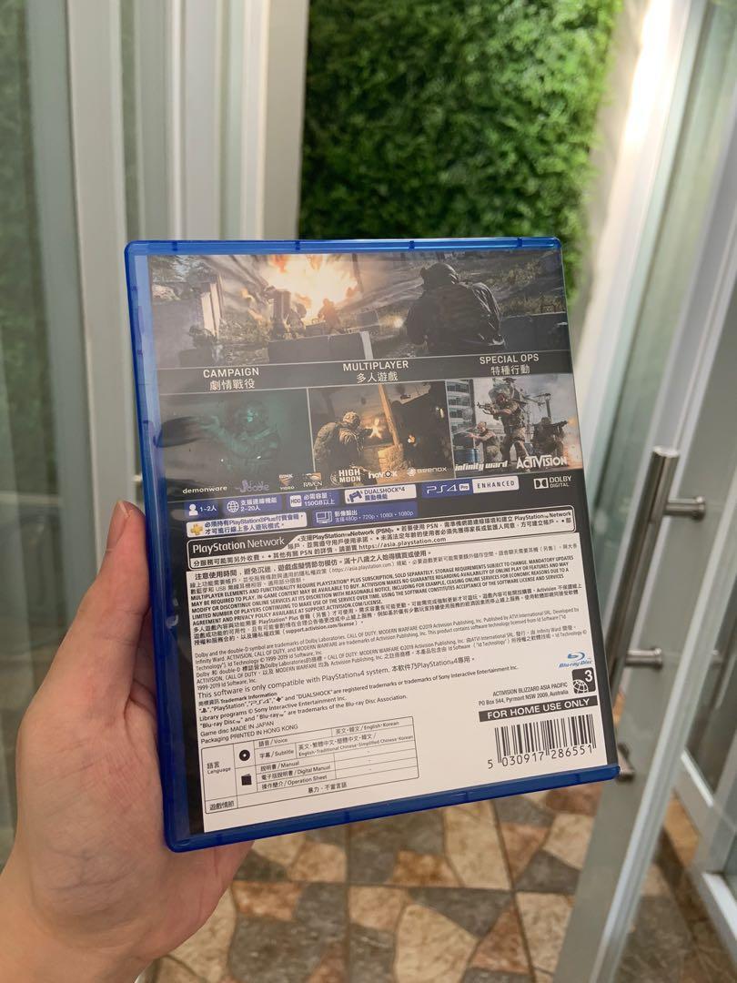 Call Of Duty Modern Warfare COD MW PS4 - Reg 3 Asia, Video Game, Game ...