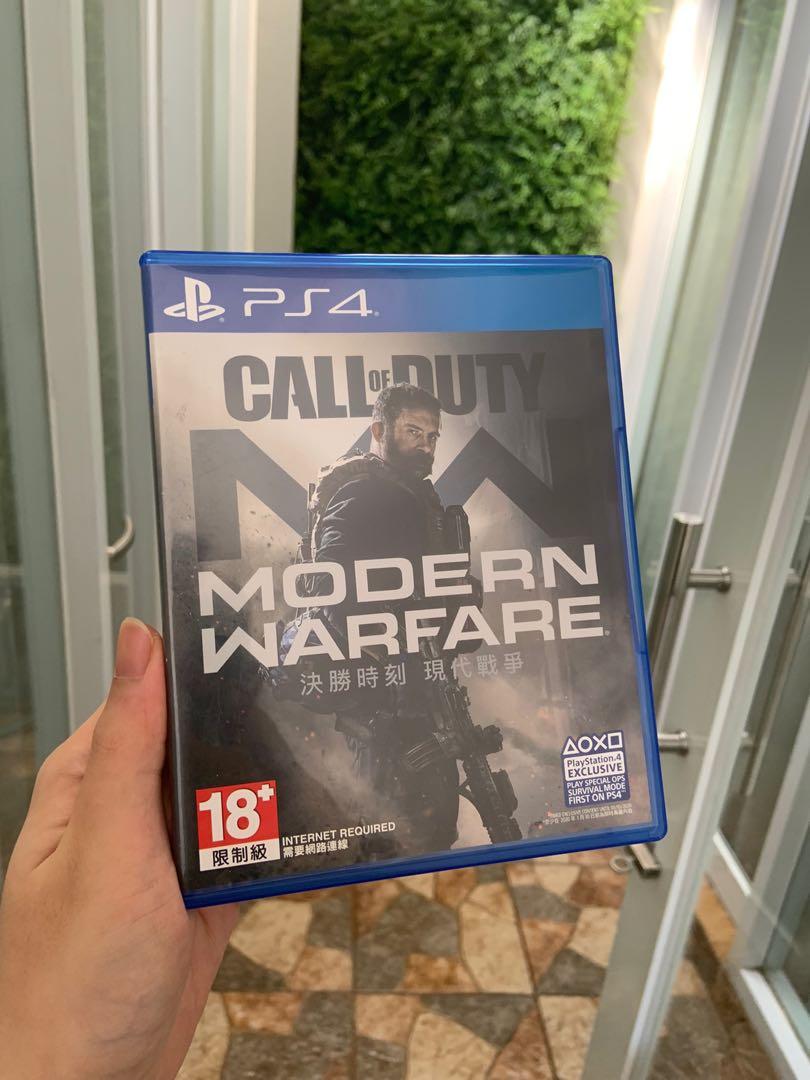 Call Of Duty Modern Warfare COD MW PS4 - Reg 3 Asia, Video Game, Game ...