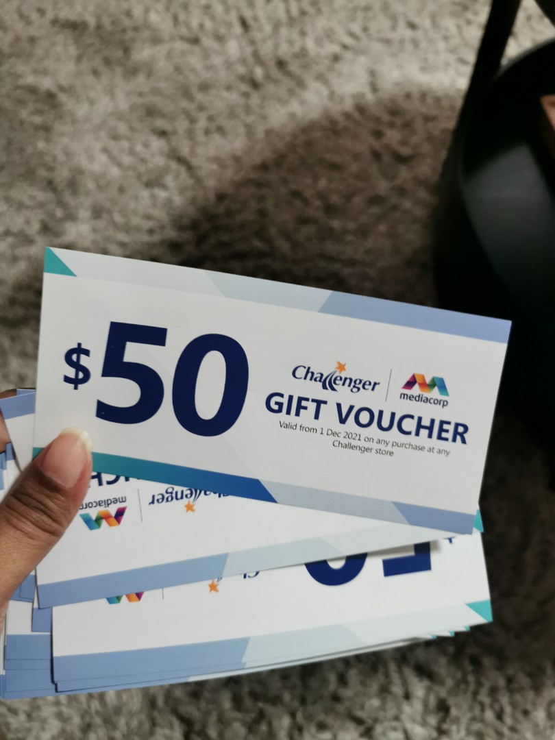 Challenger Vouchers ($800), Tickets & Vouchers, Vouchers on Carousell