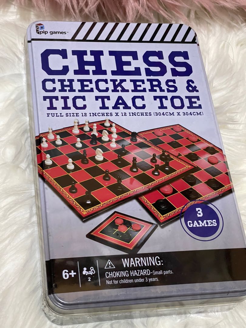 Chess Checkers & Tic Tac Toe, Hobbies & Toys, Toys & Games on Carousell