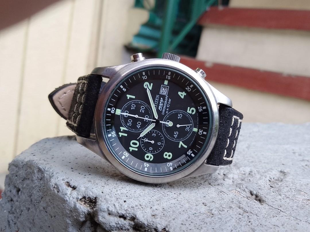 Citizen Oxy Chrono Military Watch, Men's Fashion, Watches & Accessories, Watches on Carousell