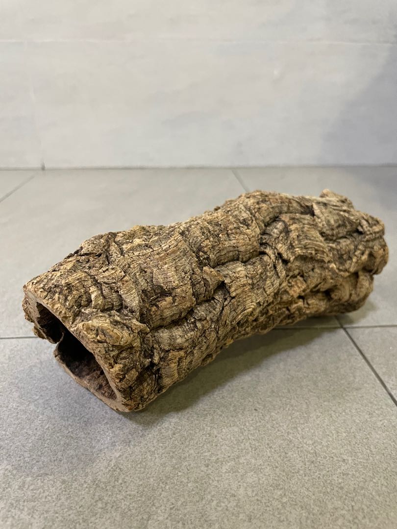 Cork log tunnel, Pet Supplies, Homes & Other Pet Accessories on Carousell