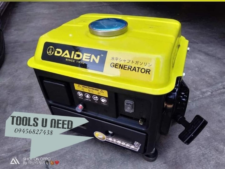 DAIDEN PORTABLE GENERATOR, Commercial & Industrial, Construction Tools ...