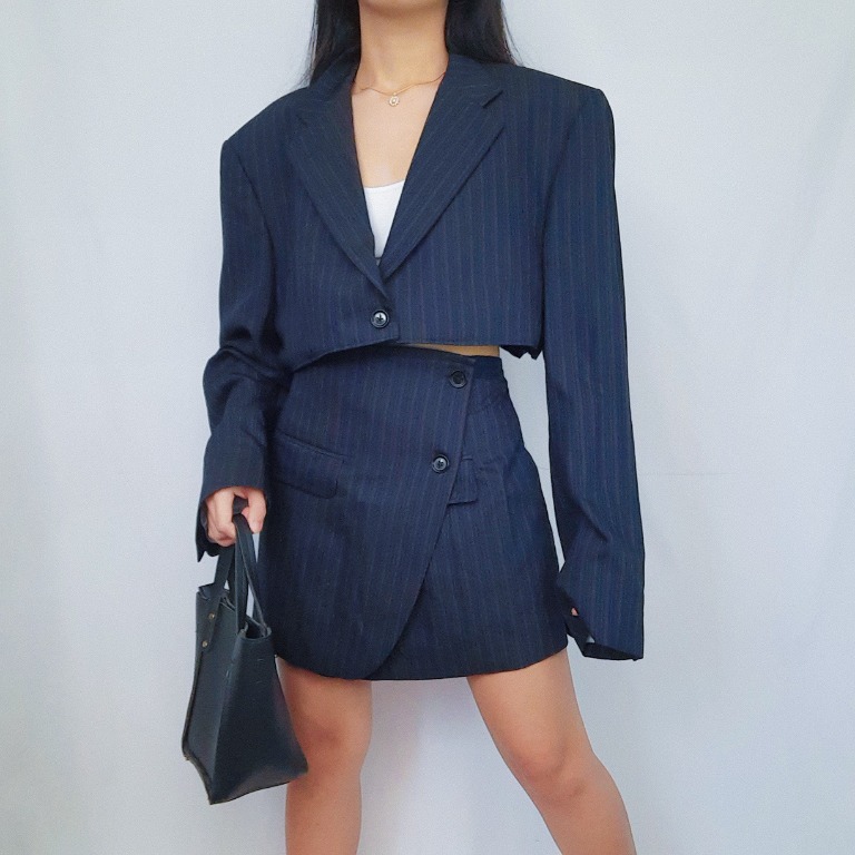 Dark Blue Corporate Coordinates, Women's Fashion, Dresses & Sets, Sets ...