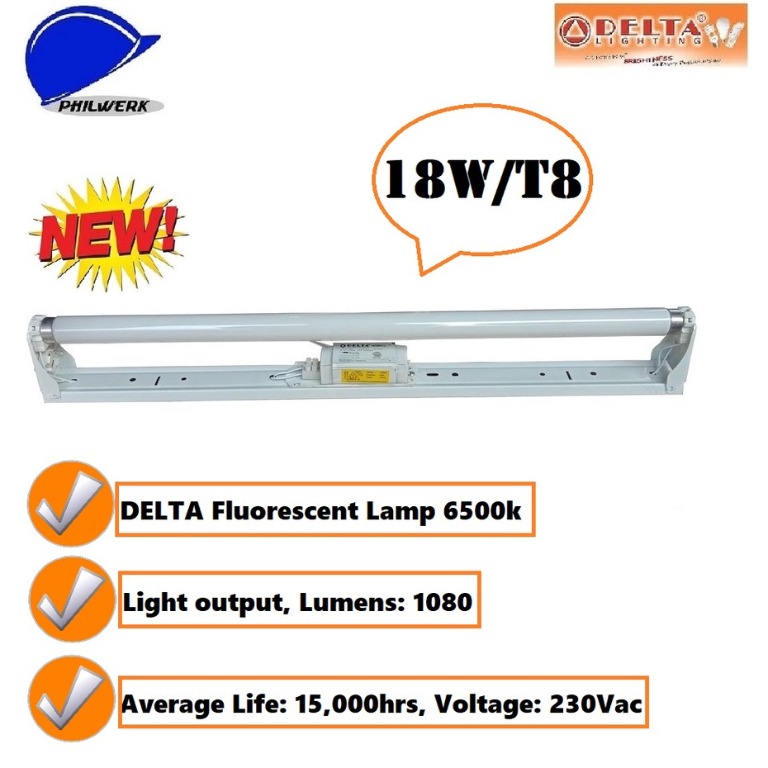 DELTA Fluorescent Lamp, Commercial & Industrial, Construction Tools ...