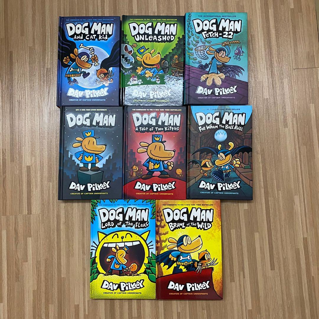 Dog Man Dogman Hard Cover Colour Hardcover Color Comic Book 1 - 8 Set ...