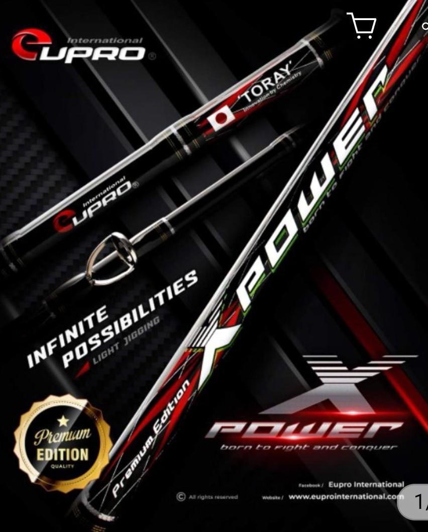 EUPRO X Power BC rod PE1-3, Sports Equipment, Fishing on Carousell