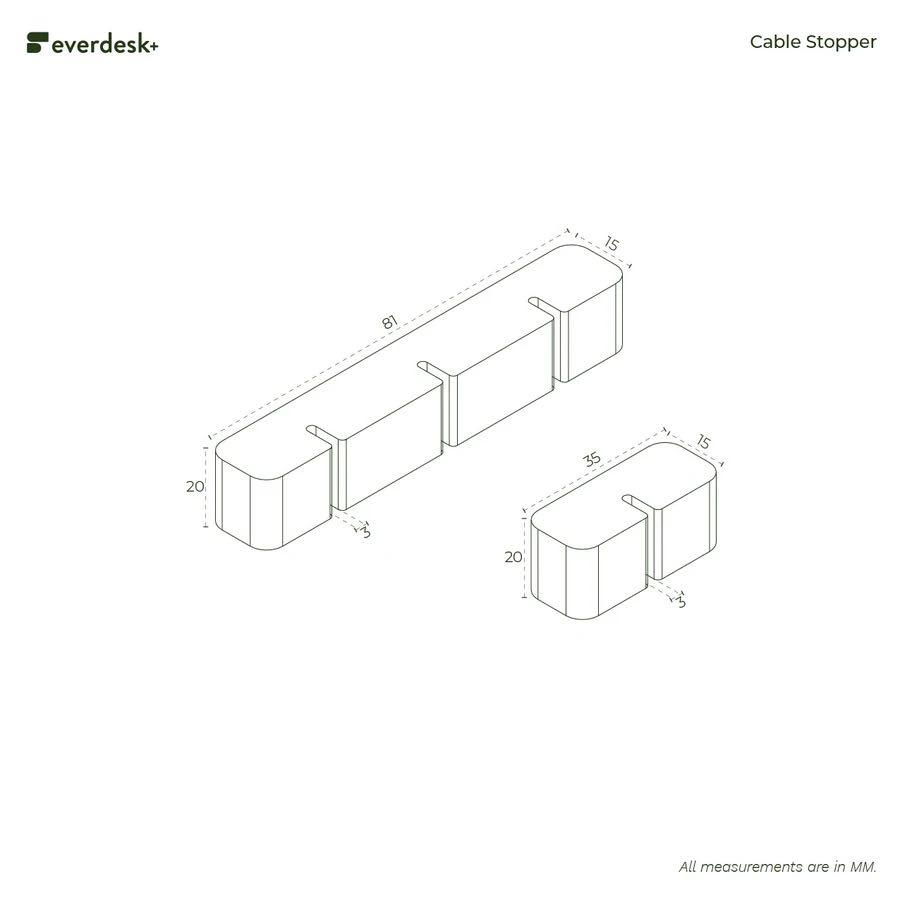 EverDesk UniGroove Cable Stopper, Computers & Tech, Parts & Accessories ...