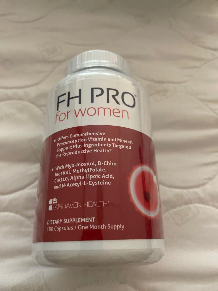 Fh Pro For Women Clinical Grade Fertility Supplement 180 Capsules