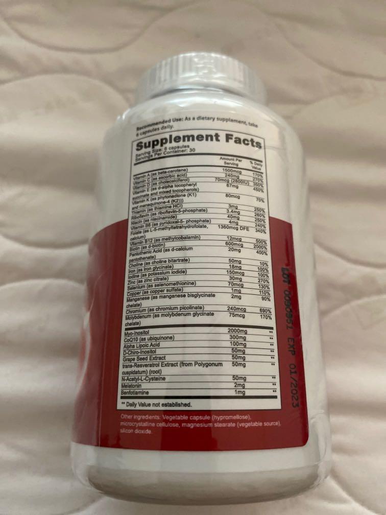 Fh Pro For Women Clinical Grade Fertility Supplement 180 Capsules