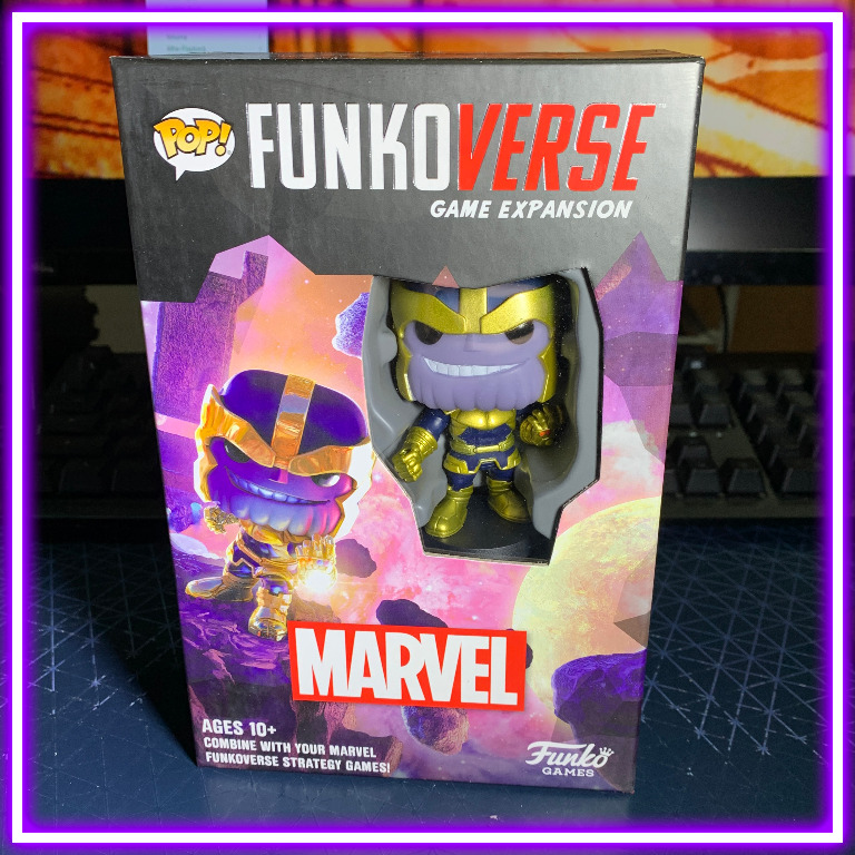Funkoverse Marvel Avengers Thanos Expansion Strategy Board Game ...