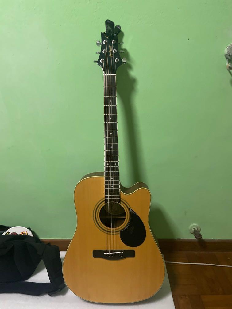 Greg bennet acoustic guitar, Hobbies & Toys, Music & Media, Musical ...