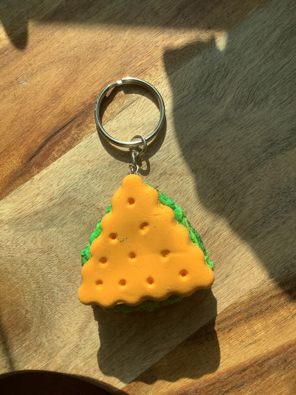 Guacamole Cracker Sandwich Keychain, Hobbies & Toys, Stationery & Craft ...