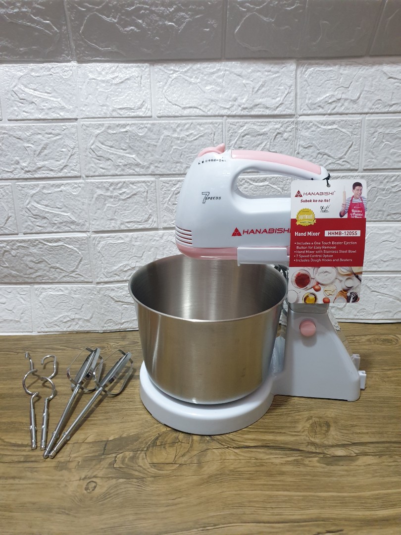 Hanabishi Pink Hand Mixer, TV & Home Appliances, Kitchen Appliances ...