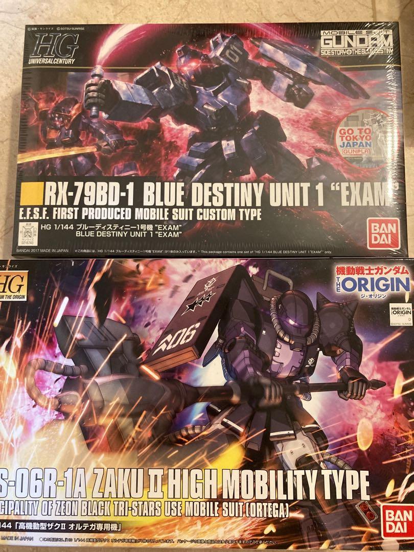 HG 1/144 Assorted Gundam kits, Hobbies & Toys, Toys & Games on Carousell