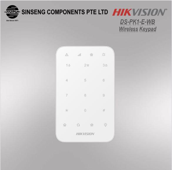 Hikvision Alarm Accessories [AX Pro Series •Wireless PIR Camera ...