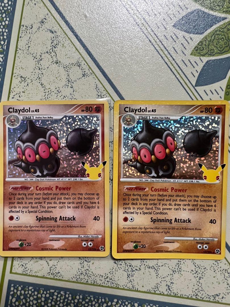 Holo Bleed Claydol - Pokémon TCG Pokemon Celebrations 25th Anniversary ...
