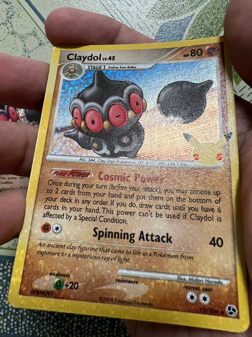 Holo Bleed Claydol - Pokémon TCG Pokemon Celebrations 25th Anniversary ...