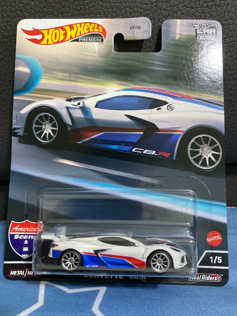 Hot wheels premium Corvette C8.R, Hobbies & Toys, Toys & Games on Carousell