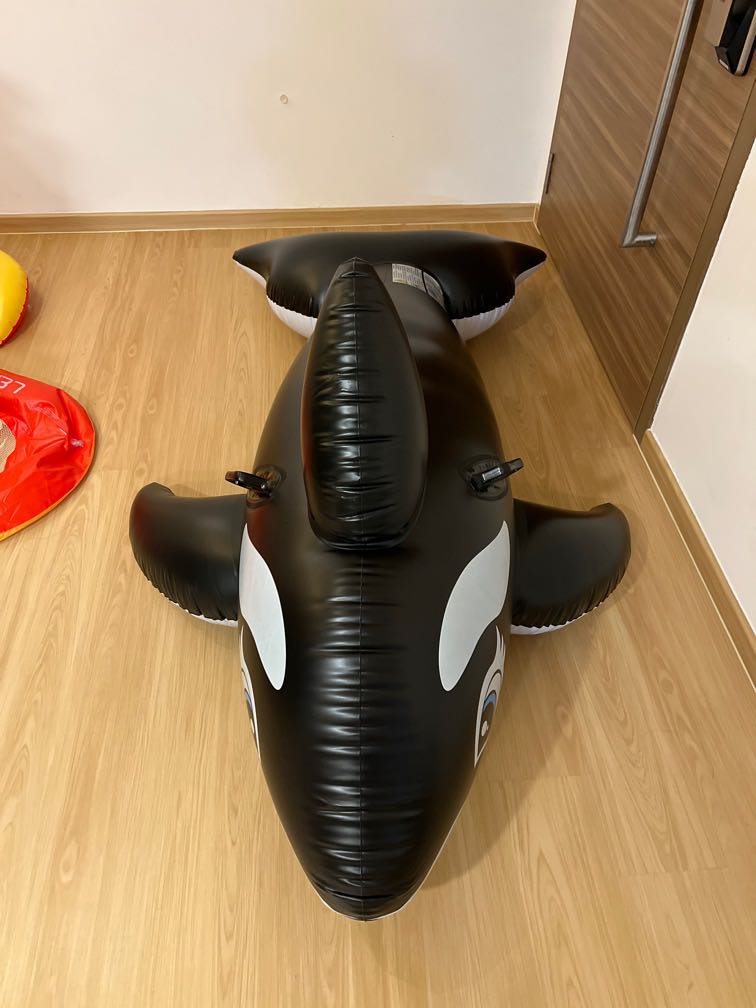Intex whale ride on inflatable swimmi g, Hobbies & Toys, Toys & Games ...