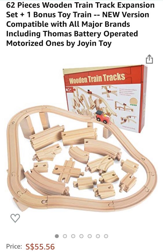 Joyin Toy-wooden train track, Hobbies & Toys, Toys & Games on Carousell
