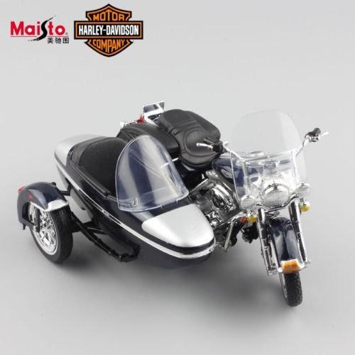 Maisto Harley Davidson 2001 Road King Classic Motorcycle with Side Car ...