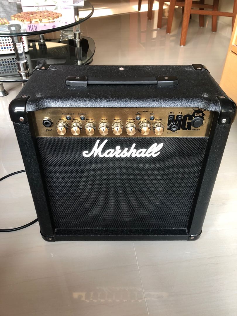 Marshall MG15fx amplifier with mp3 line in and headphones input ...
