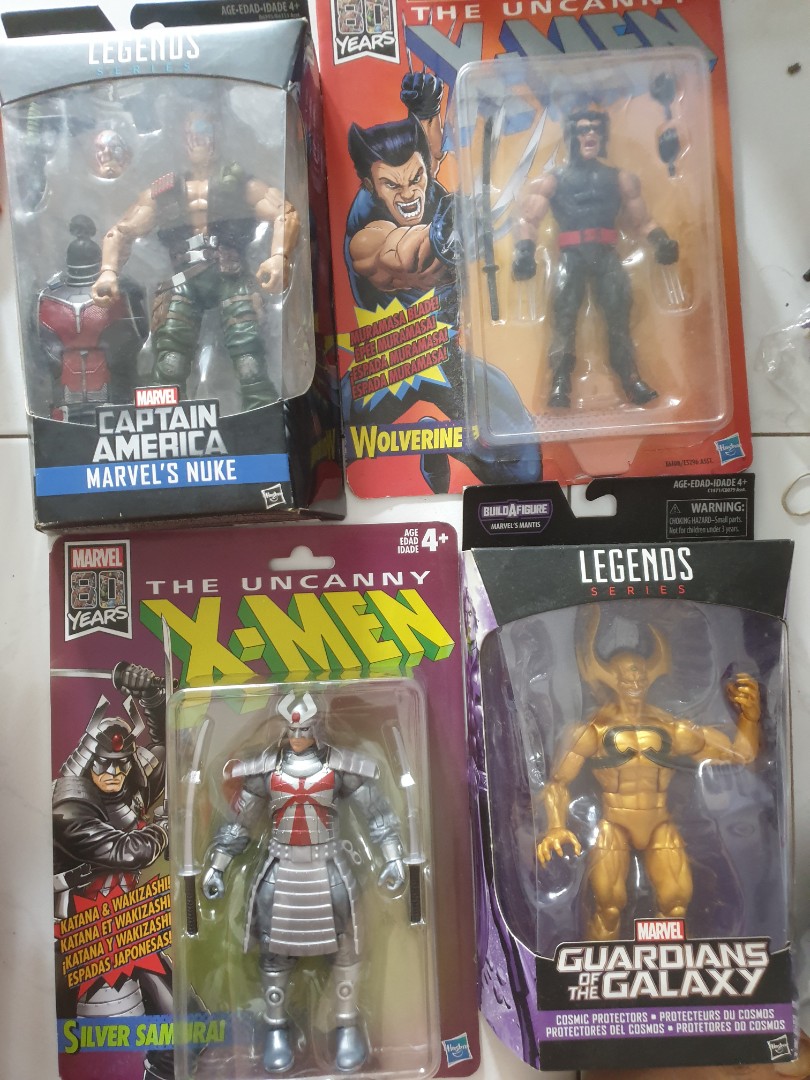 Marvel legends lot wolverine nuke ex nihilo silver samurai Muramasa ...
