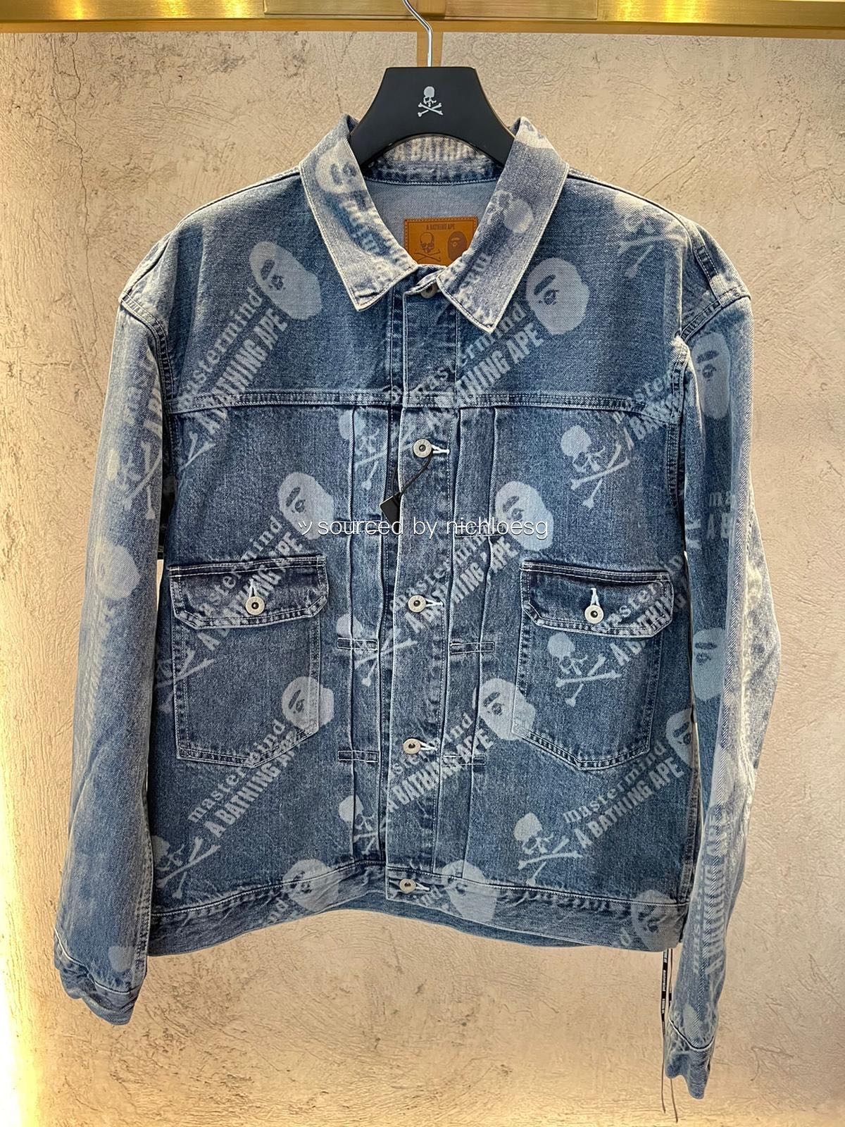 MASTERMIND VS BAPE DENIM JACKET, Men's Fashion, Coats, Jackets and ...