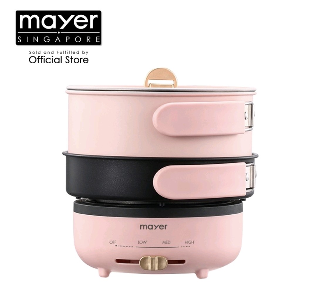 Mayer Portable Multi pot Pink MMPMP001 Compact, TV & Home Appliances ...