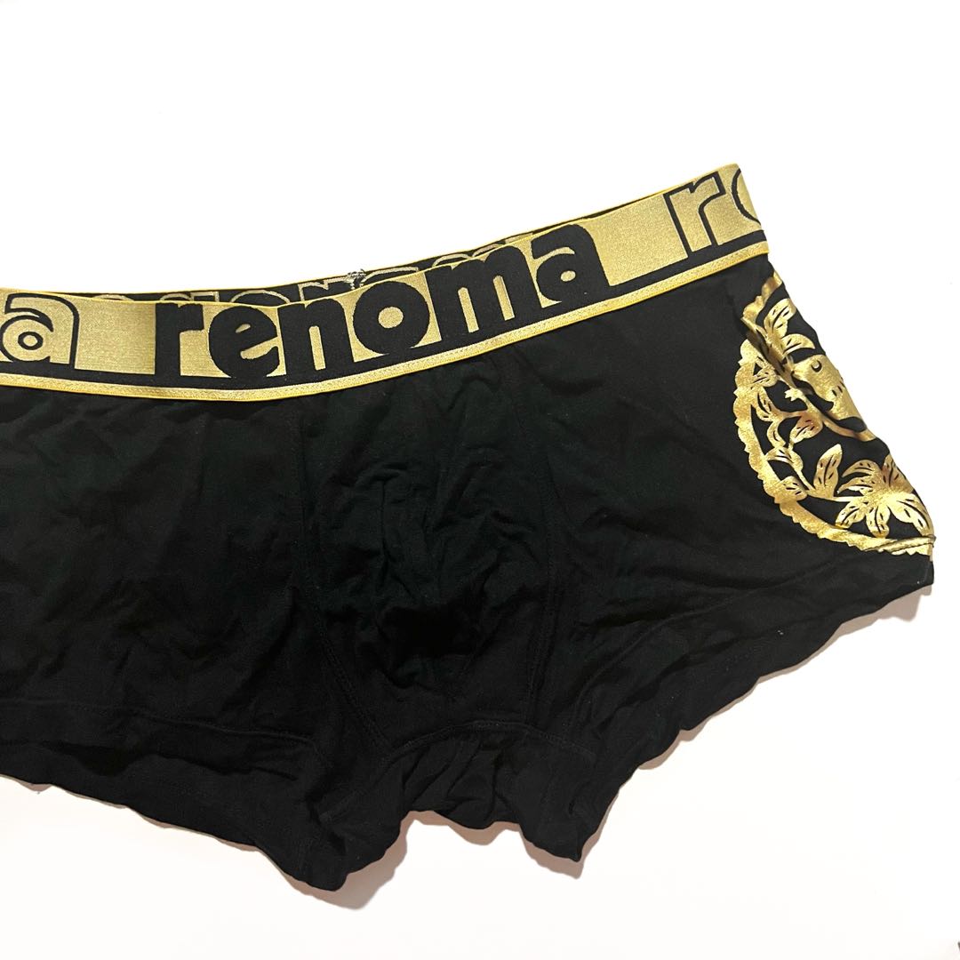 Men’s Underwear Boxers Renoma Black Gold, Men's Fashion, Bottoms, New ...