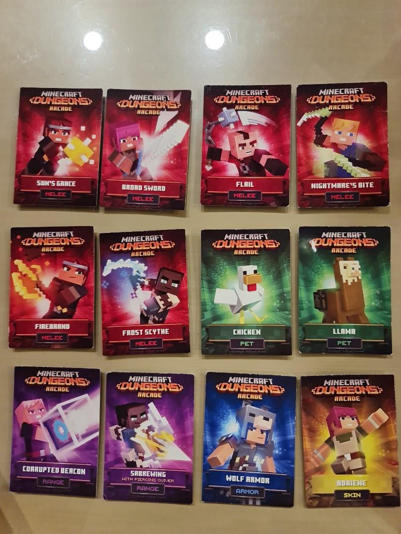 MINECRAFT DUNGEON ARCADE GAME CARDS, Hobbies & Toys, Toys & Games on ...