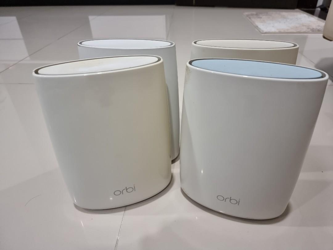Netgear Orbi Ac3000 Tri band Wifi with 3 satellites, Computers & Tech ...
