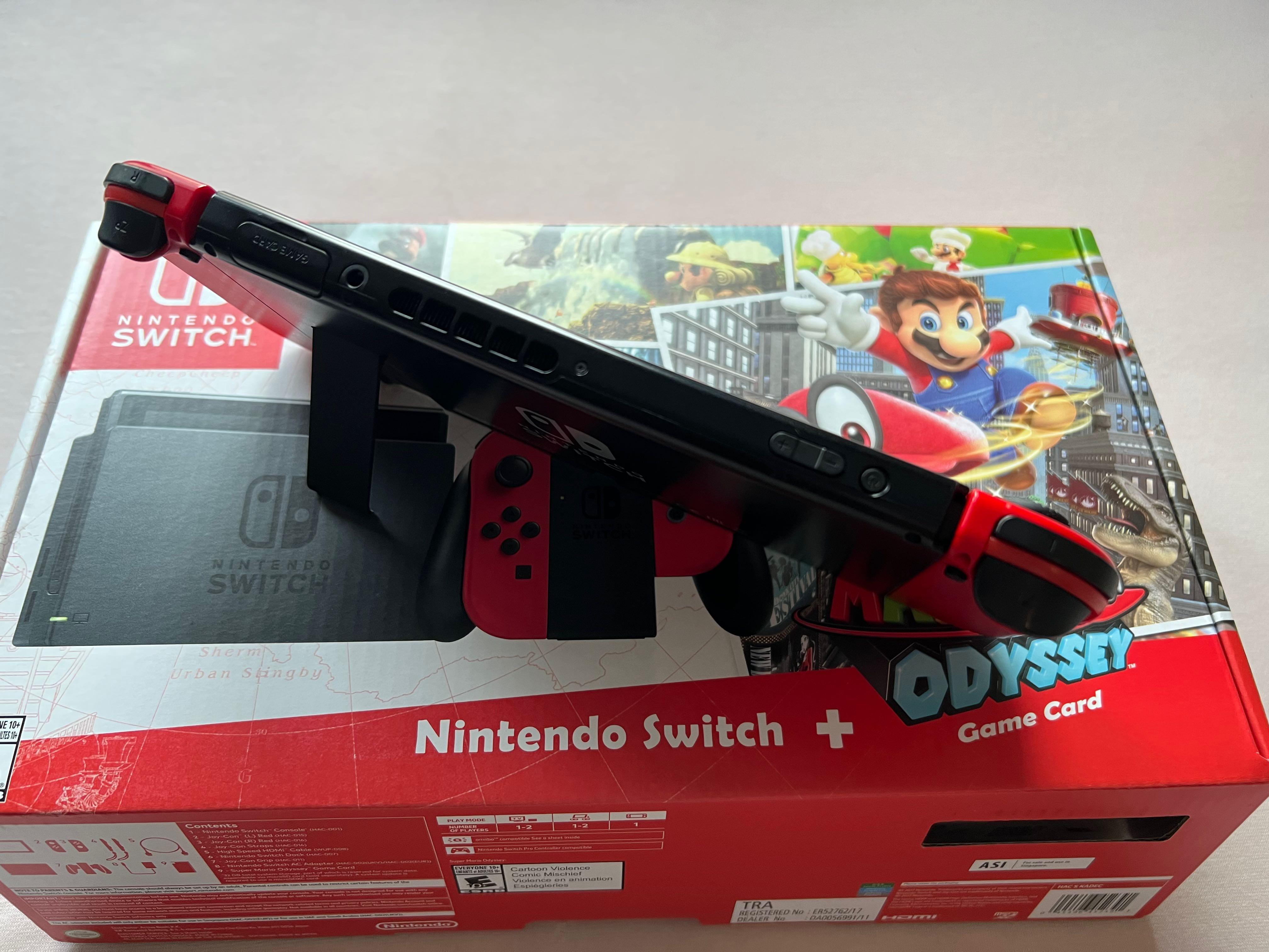 Nintendo Switch Moddable Unpatched - Mario Odyssey Edition Gen 1 ...