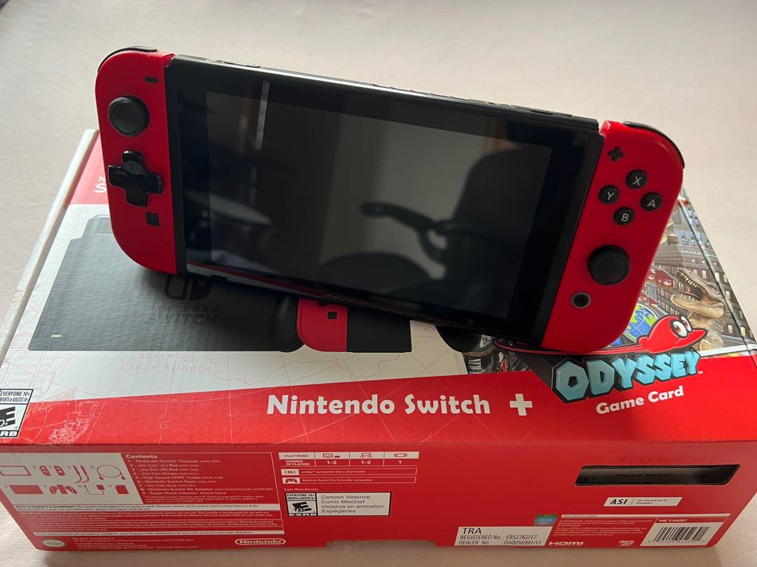 Nintendo Switch Moddable Unpatched - Mario Odyssey Edition Gen 1 ...