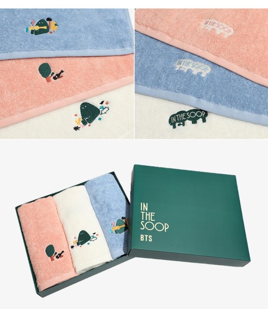 OFFICIAL ITS 2 - BTS Towel Set (Multi), Hobbies & Toys, Memorabilia ...