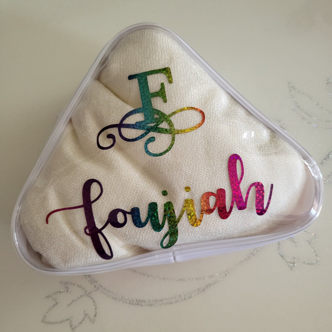 Personalised Name Transparent PVC Pouch, Women's Fashion, Bags ...