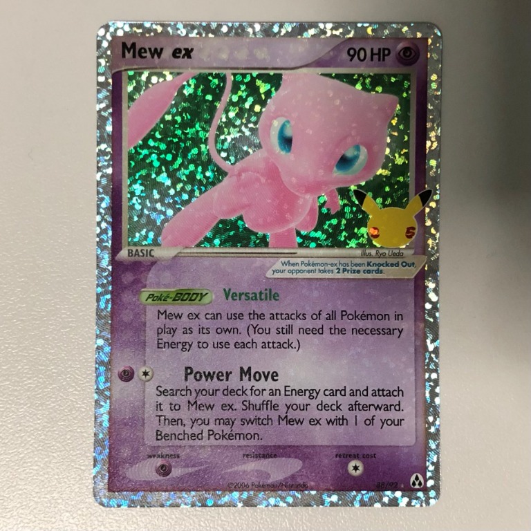 Pokemon 25th Celebrations Mew ex Holo, Hobbies & Toys, Toys & Games on ...