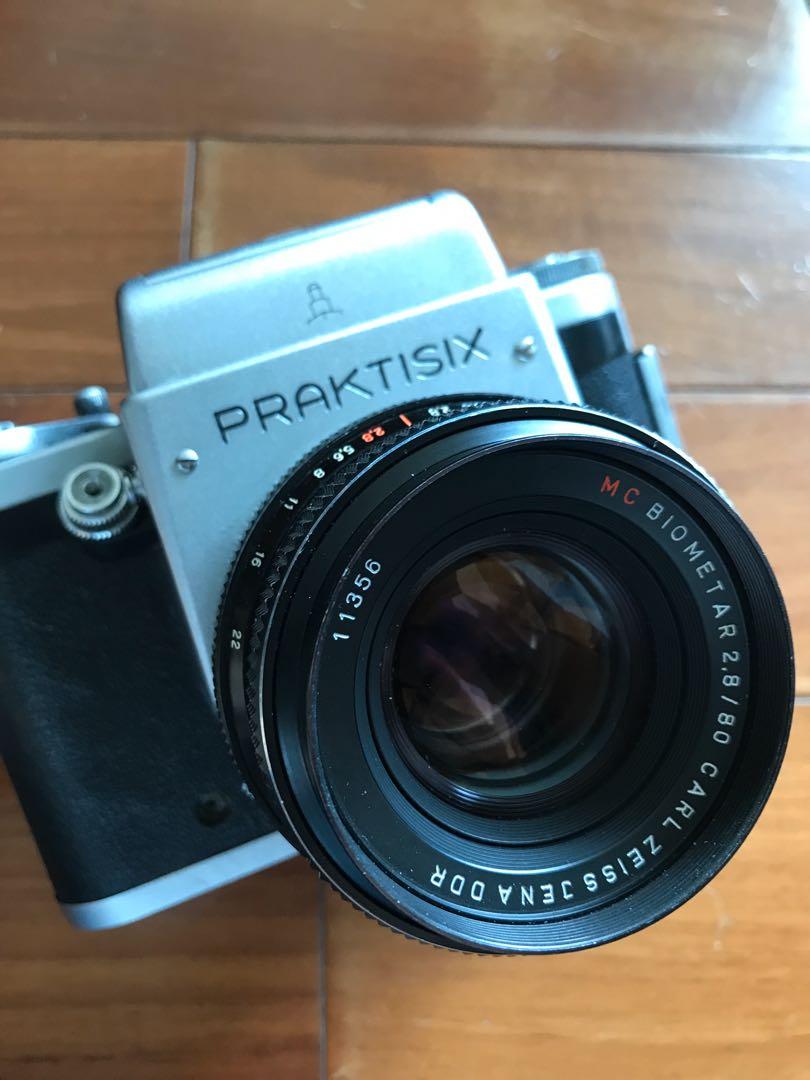 Praktisix Pentacon six + Carl Zeiss Jena MC Biometer 80mm f/2.8 120 中幅 ...