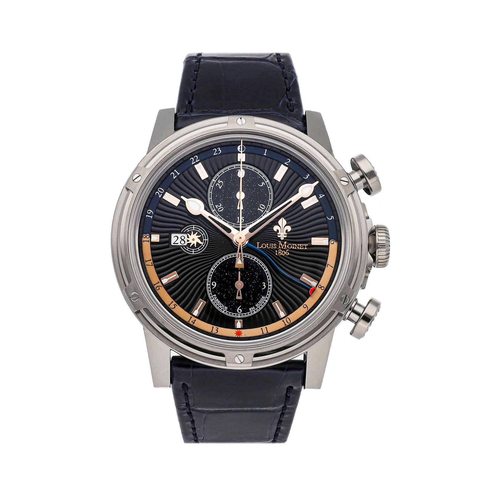 Pre-Owned Louis Moinet Geograph Limited Edition LM-78.20.AV, Luxury ...