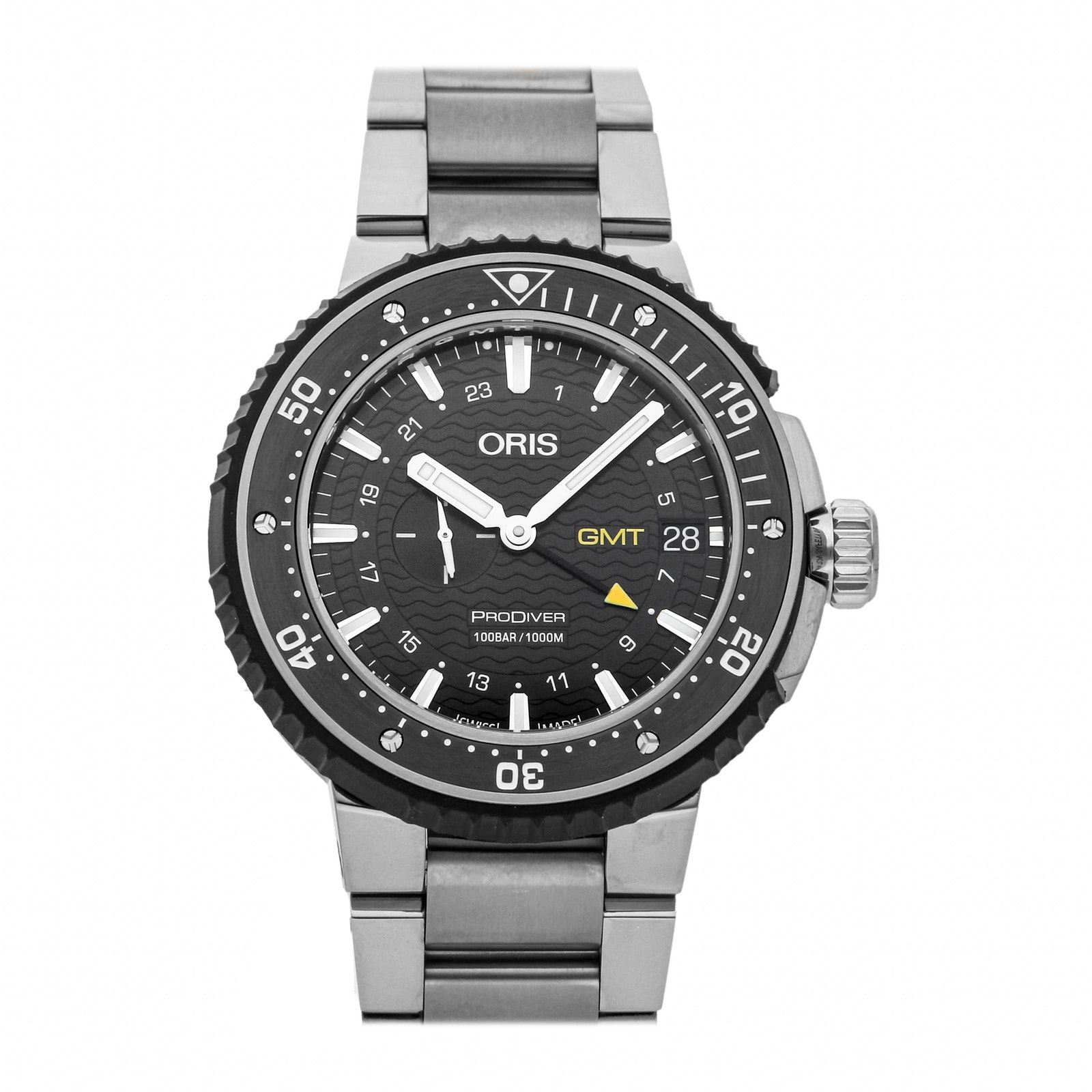 Pre-Owned Oris ProDiver GMT 01 748 7748 7154-07 8 26 74PEB, Luxury ...