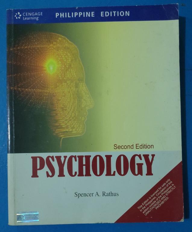 Psychology (2nd edition) by Spencer Rathus (Philippine edition ...