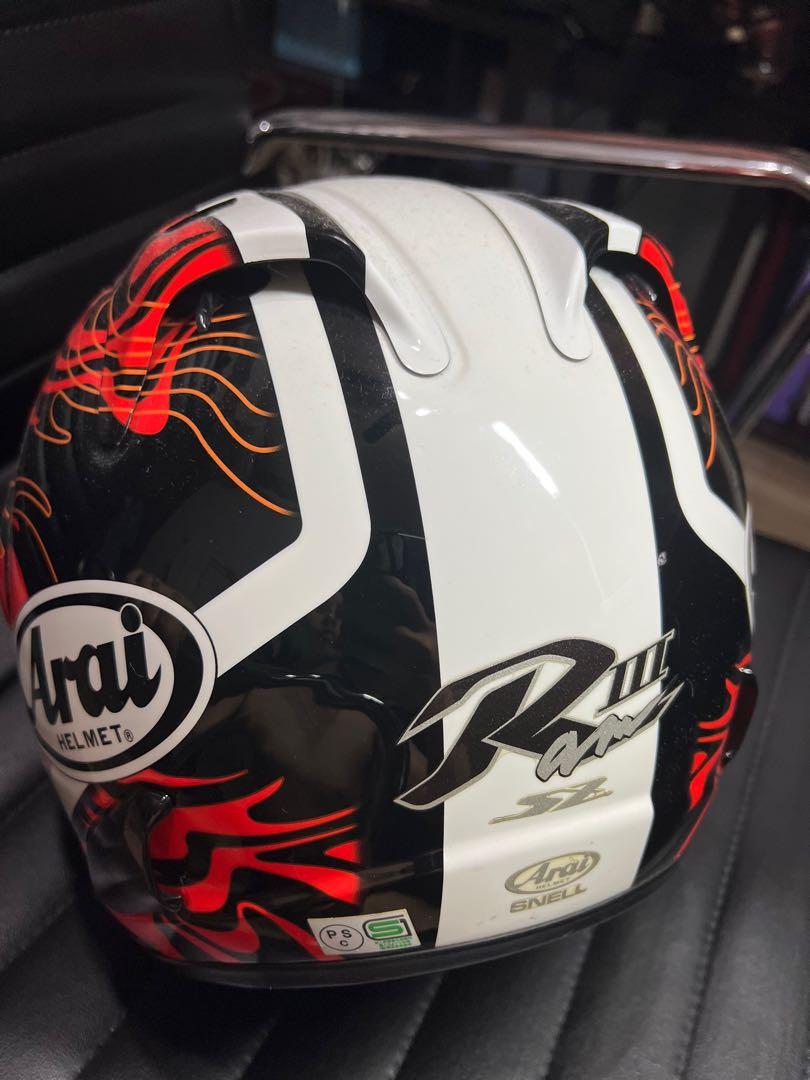 RARE Arai Riptide Red (Limited Edition) Ram 3, Motorcycles, Motorcycle ...