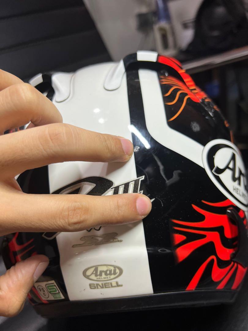 RARE Arai Riptide Red (Limited Edition) Ram 3, Motorcycles, Motorcycle ...