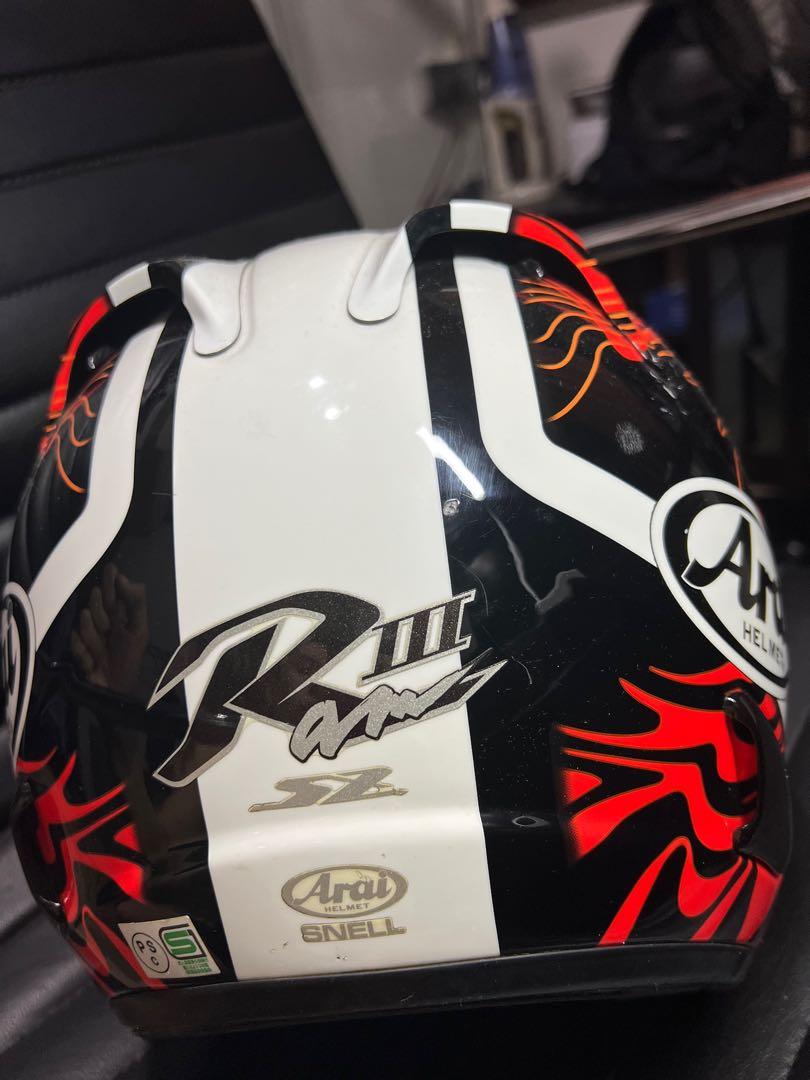 RARE Arai Riptide Red (Limited Edition) Ram 3, Motorcycles, Motorcycle ...
