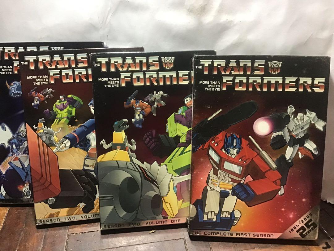 RARE The Transformers Complete First Three Seasons OOP USA DVD 80s ...
