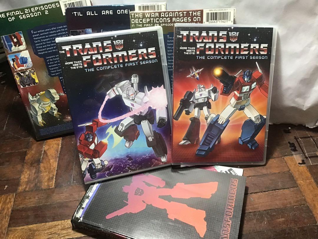 RARE The Transformers Complete First Three Seasons OOP USA DVD 80s ...