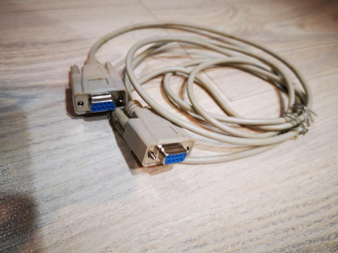RS232 Serial Cable (Female to Female), Computers & Tech, Parts ...