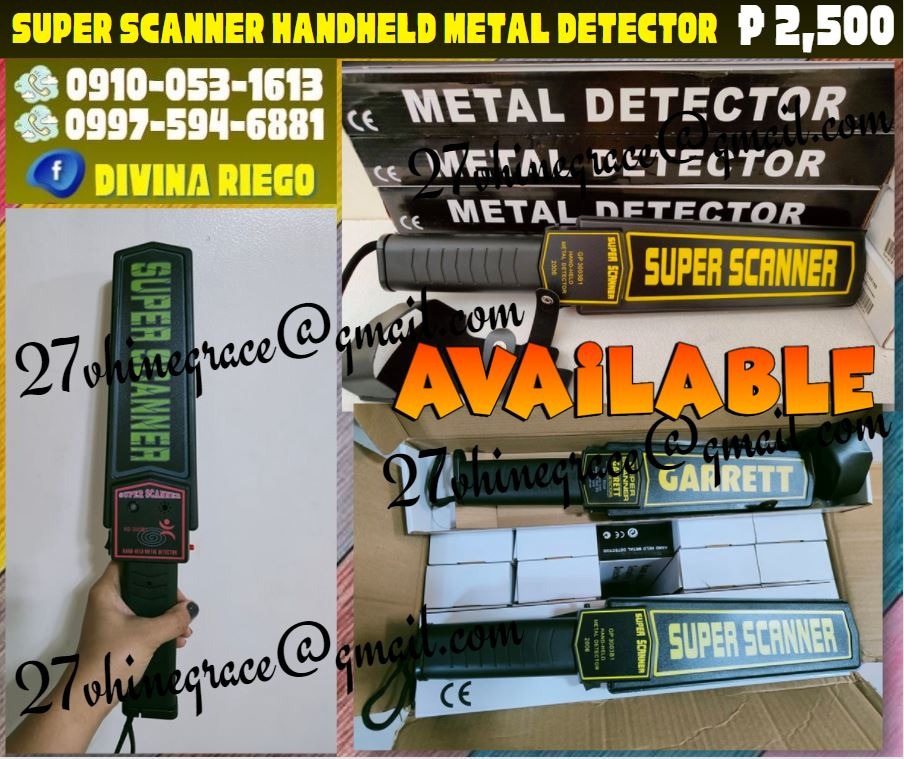 SALE NOW Super Scanner Handheld Metal Detector, Furniture & Home Living ...