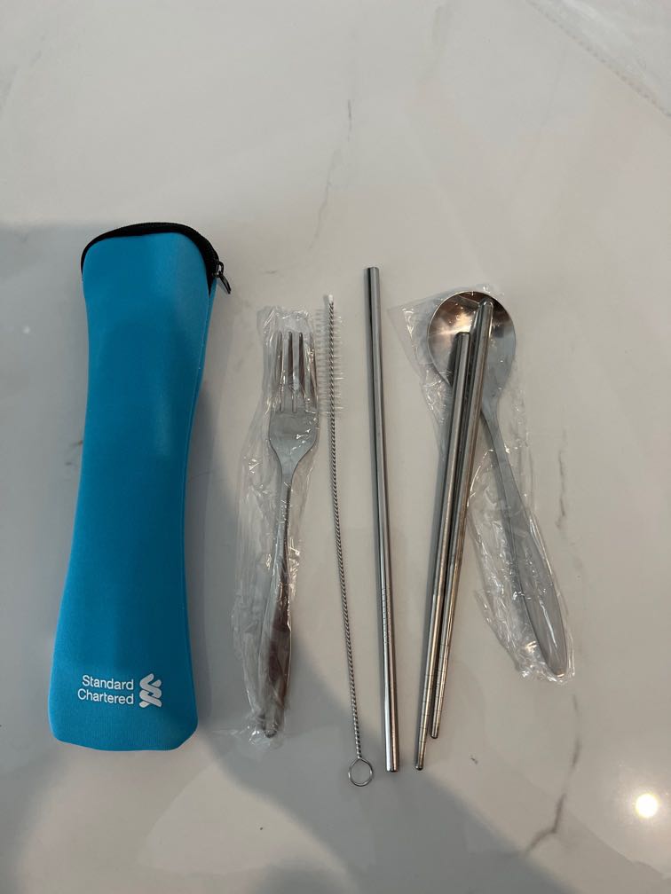 SCB priority bank cutlery set, Furniture & Home Living, Kitchenware ...